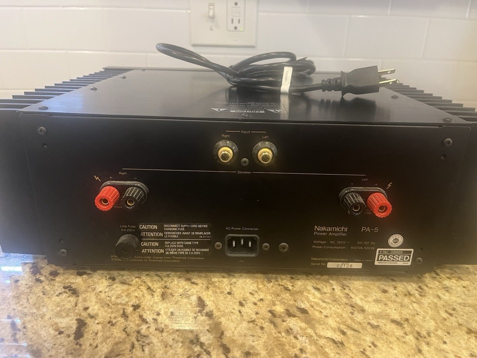 Nakamichi PA-5 Stasis Nelson Pass design With Manual | eBay