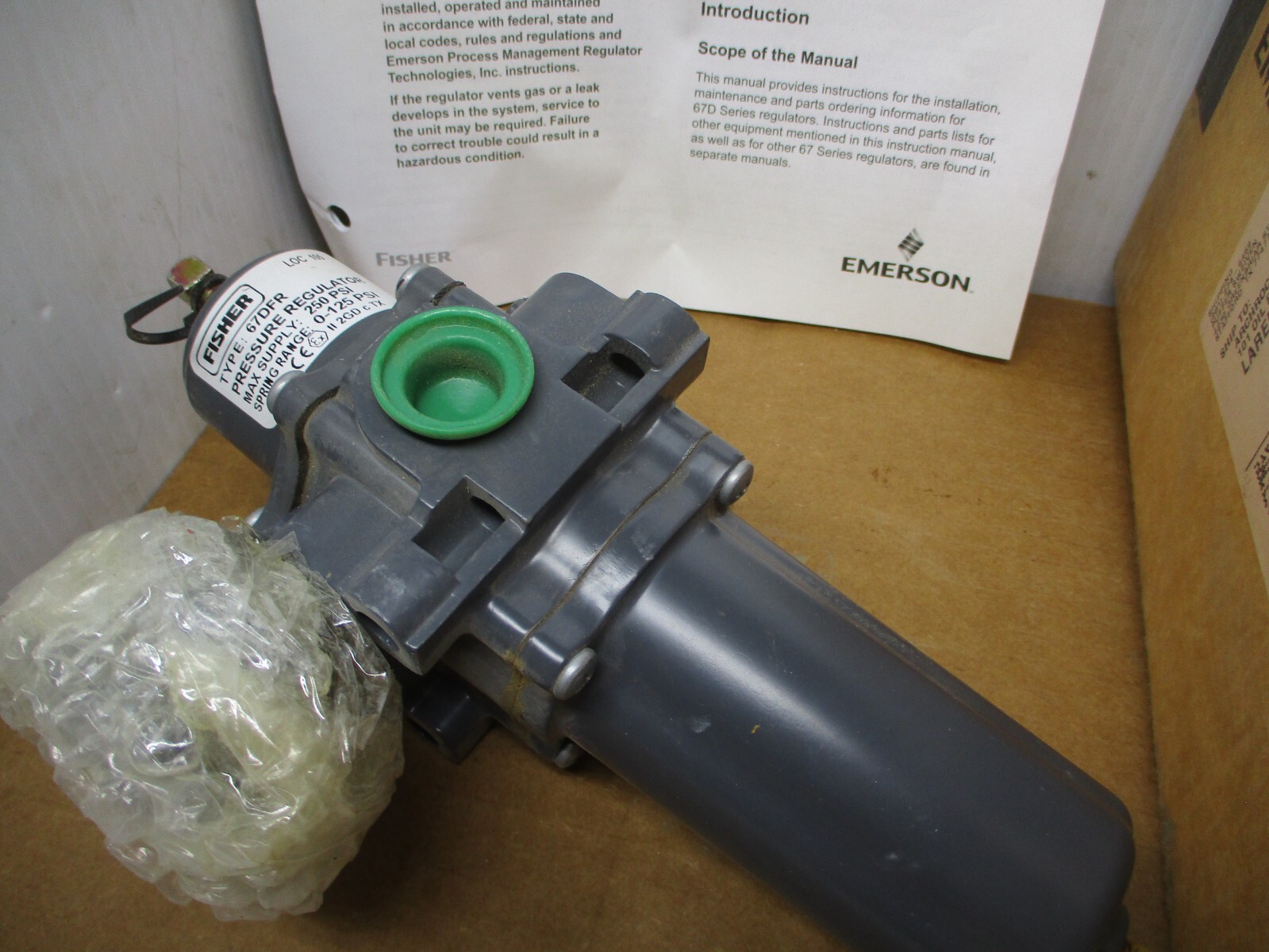 FISHER 67DFR PRESSURE REGULATOR 67DF-2343-119276 | eBay