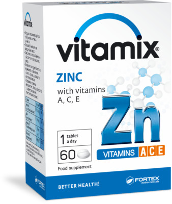VITAMIX Zinc Zink with vitamins A C E 60 tablets in lot x3 boxes | eBay