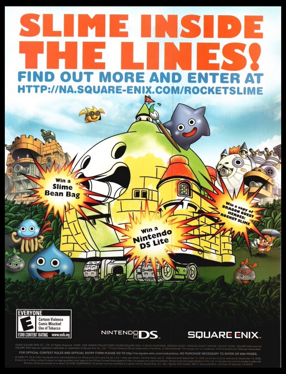 Dragon Quest Heroes Rocket Slime Nintendo-print ad /mini poster-Game ...