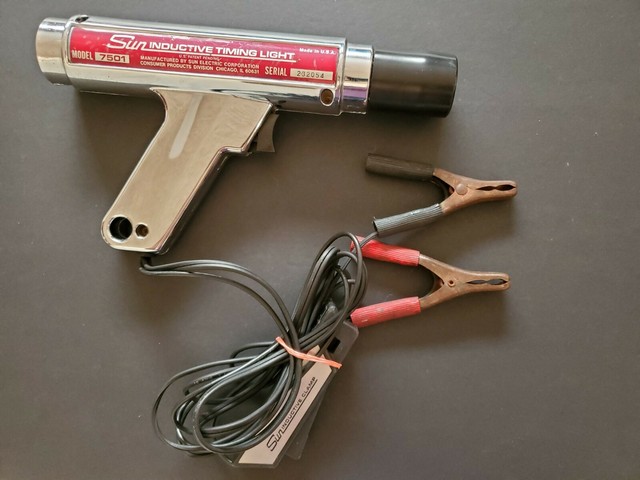 Vintage Sun Chrome Inductive Timing Light Model 7501 for sale online | eBay