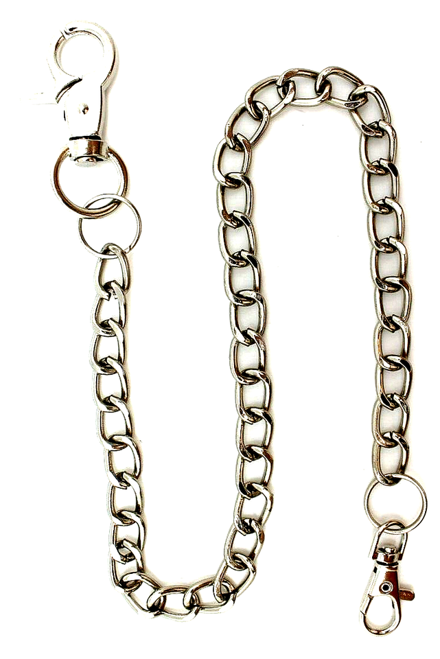 Stainless 21' in Long Chain Key Ring Replacement for Biker Bifold ...