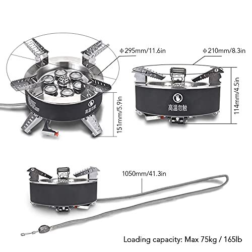 Bulin B18 18000W Titanium Alloy Portable Picnic Camping Stove Windproof | eBay