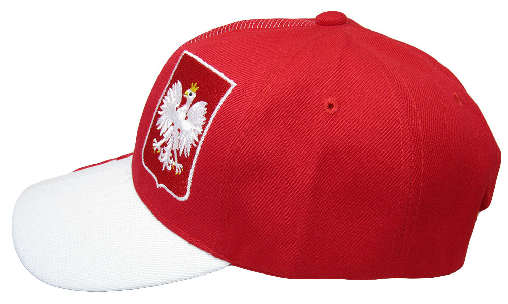 Poland Eagle Country Red White Letters Crest Patch On Side Embroidered ...