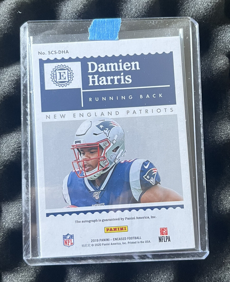 2019 Encased Football Damien Harris Scripted Signatures 23/25 | eBay