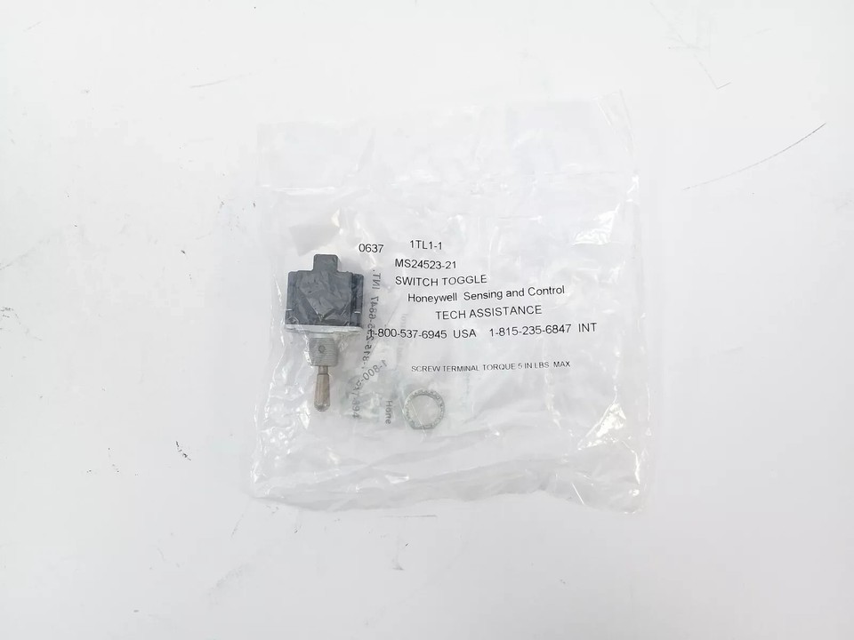 Honeywell Toggle Switch MS24523-21 | eBay