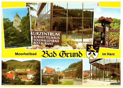POSTCARD VTG Bad Grund Lower Saxony Germany Multi-View | eBay