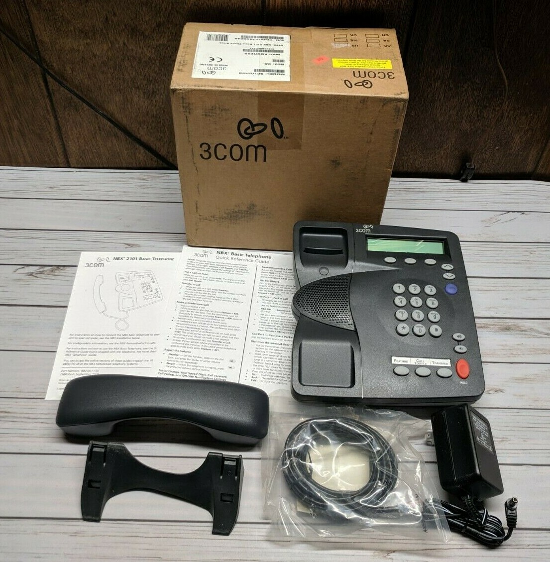 3COM 2101 Basic Business Telephone Phone 655-0045-01 - No Coil Cord | eBay