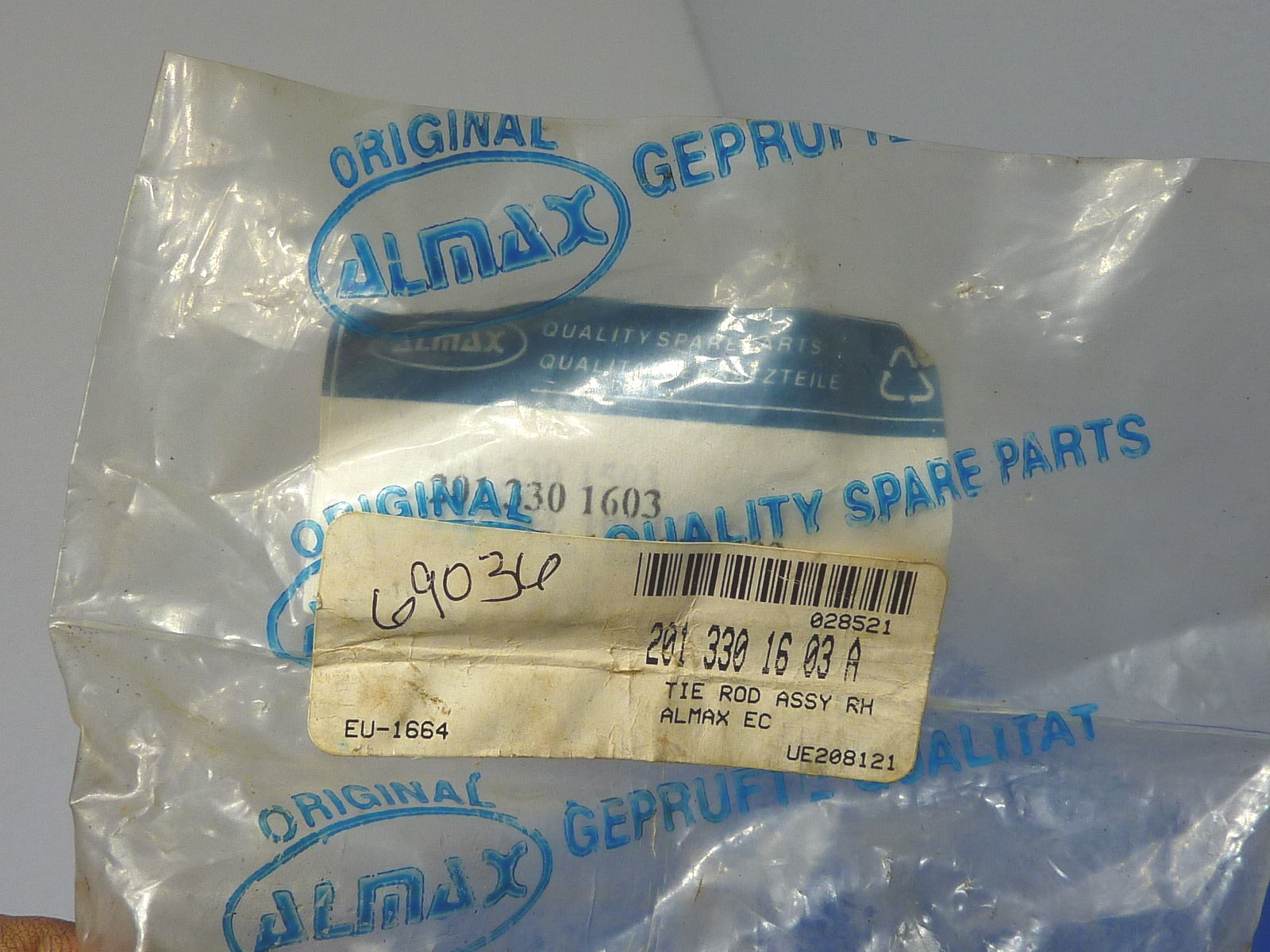 Mercedes 2013301503 , 190D Replacement Tie Rod Assembly Left/Driver ...