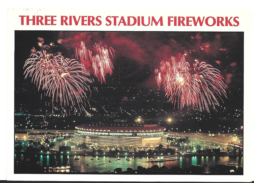 3 PC LOT,THE IGLOO,FORBES FIELD &FIREWORKS AT THREE RIVERS STADIUM ...