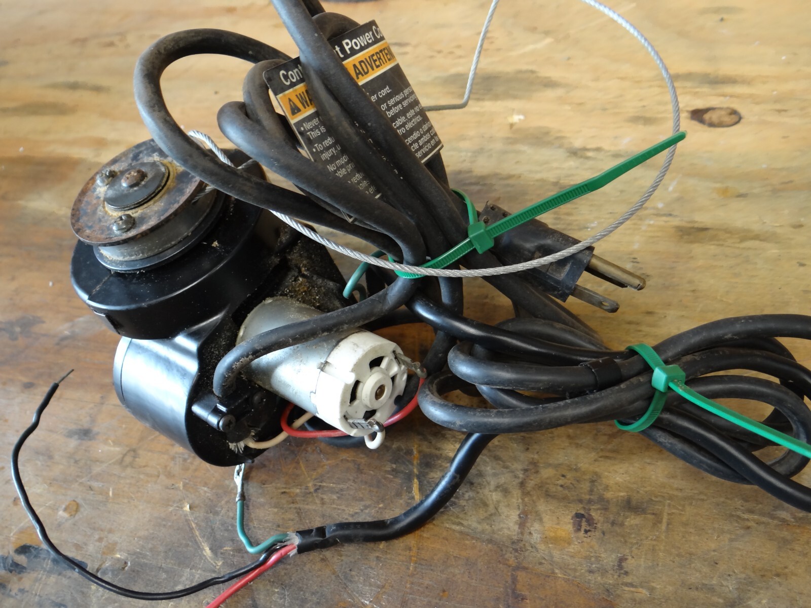 10 in Radial Arm Saw Carriage Control Motor & Gear Case Craftsman ...