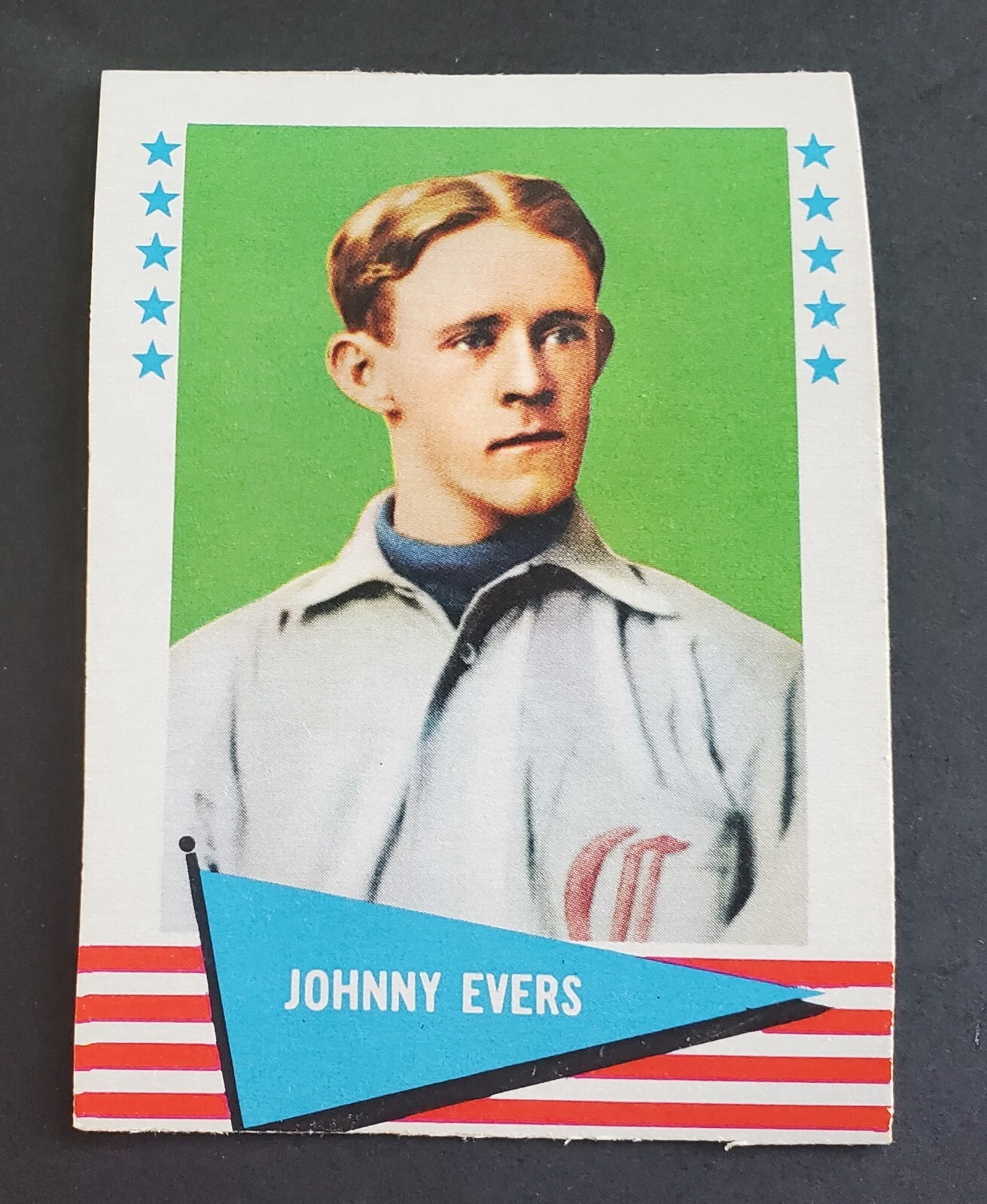 SUPER RARE 1961 Fleer Johnny Evers BLANK BACK PROOF ?? - Chicago Cubs !!!! | eBay