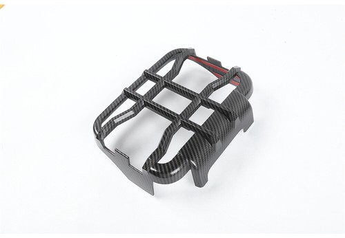 Carbon Fiber ABS LED Tail Light Guards Cover Trim For Jeep Gladiator JT ...