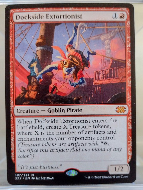 MTG Dockside Extortionist Double Masters 2022 107/331 Regular Mythic ...