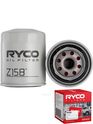 Ryco Oil Filter Z158 + Service Stickers fits BRIGGS & STRAT. 351700 ...