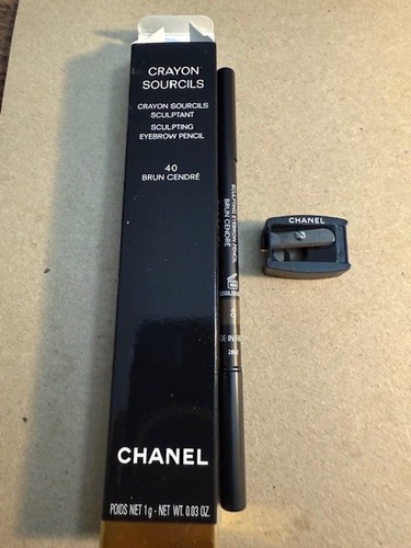 Chanel Crayon Sourcils Sculpting Eyebrow Pencil #40 BRUN CENDRE w ...