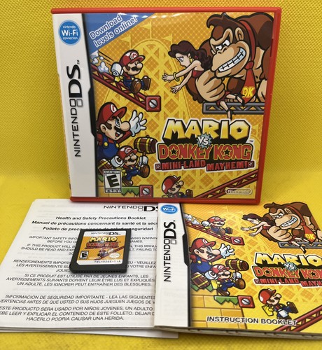 📦 Mario vs. Donkey Kong: Mini-Land Mayhem (Nintendo DS, 2011 w/ Manual ...
