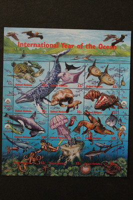 United Nations 1998 Year of the Ocean- All 3 Offices MNH | eBay