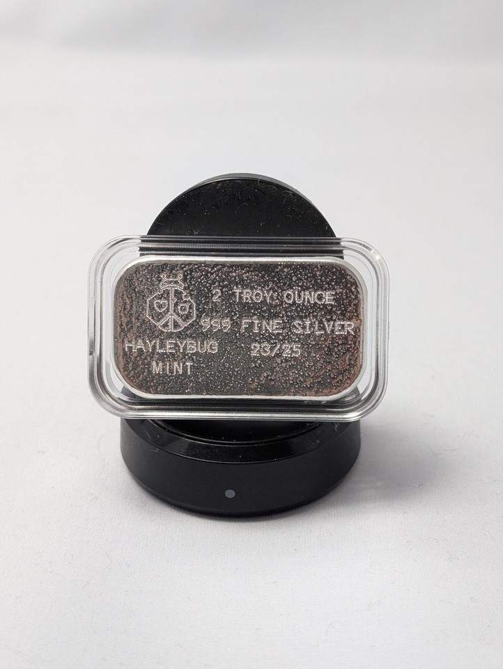Tye-Dye Titan, HayleyBug Mint 2 oz .999 Silver Art bar #23 of 25 ...