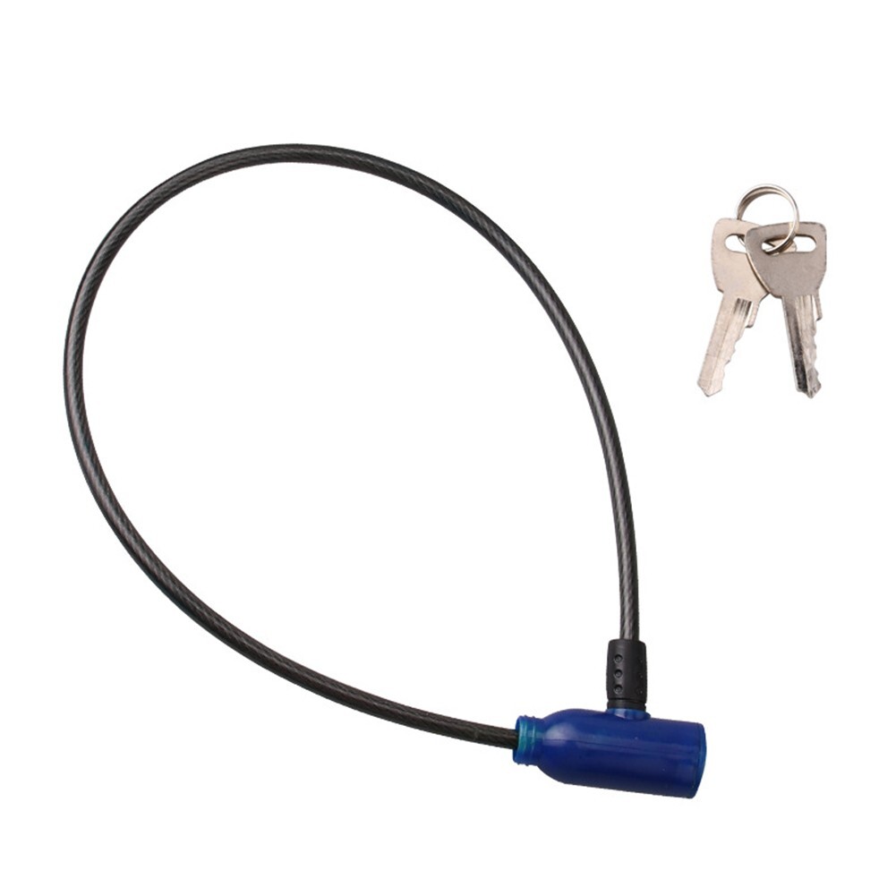 Protect Your Bike with Steel Wire Cable Lock Chain 2 Keys Anti Theft ...