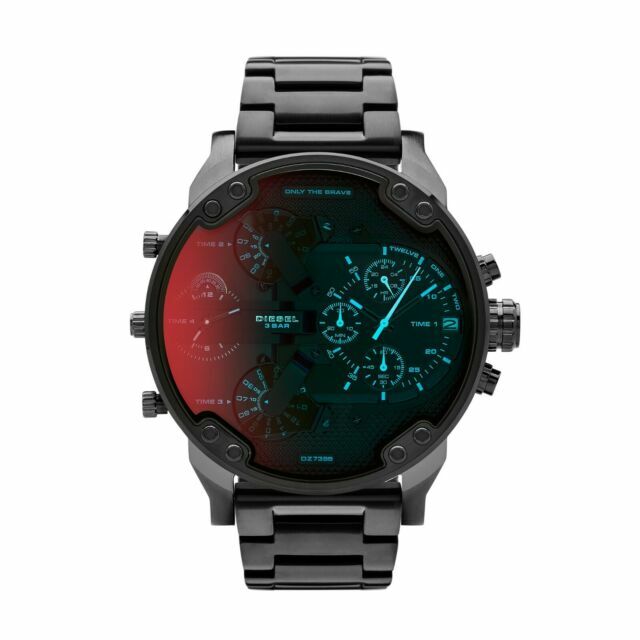Diesel DZ7395 Mr Daddy 2.0 Chronograph Stainless Steel -Black Dial for ...