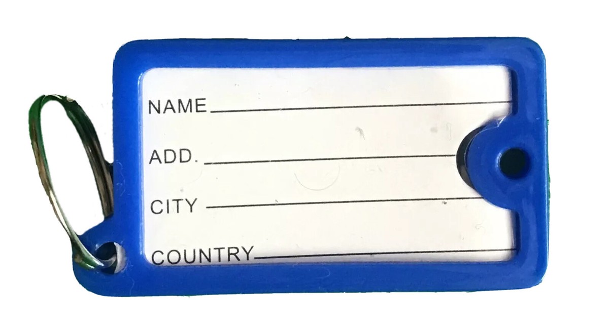 Reusable Plastic Name Tags