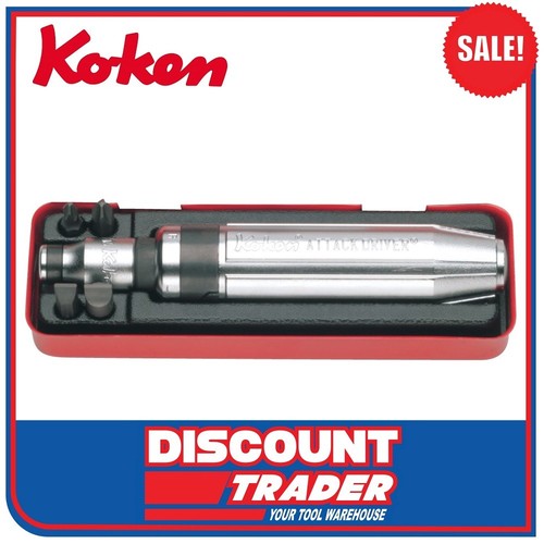 Koken AN112A Attack Impact Driver Set Ko-Ken Knurled Handle 6 Piece ...