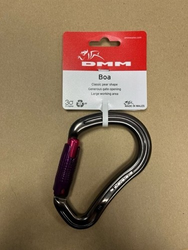DMM boa locksafe pear shape carabiner D5A907 | eBay UK