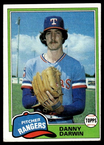 1981 Topps Danny Darwin Texas Rangers #22 14894 | eBay