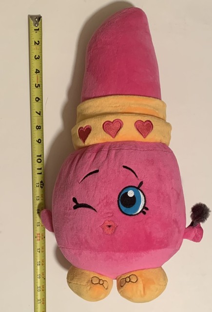 Shopkins LIPPY LIPS 18" Plush Pink Tube of Lipstick Stuffed Animal Toy ...