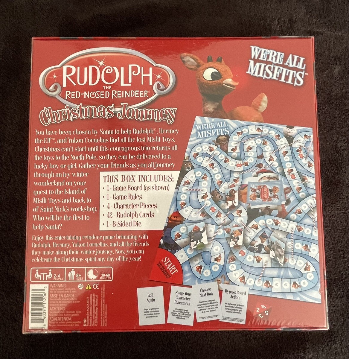 Christmas Games Rudolph The Red Nosed Reindeer Board Game Charlie Brown ...