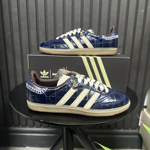 Adidas Wales Bonner x Samba Navy Croc UK 3 NEW 🚚 JH9825 | eBay