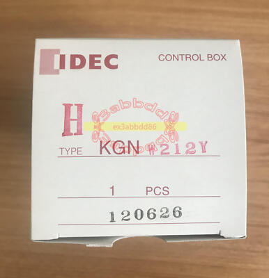 1PC NEW IDEC KGNW212Y Button switch box | eBay