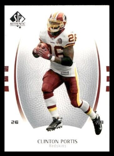 2007 SP Authentic #25 Clinton Portis Washington Redskins | eBay