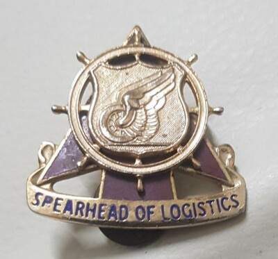 US Army ,Transportation Corps Spearhead of Logistics Badge ( US Made ...