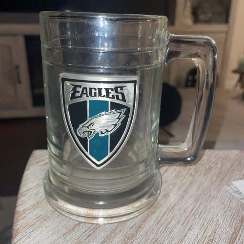 Philadelphia Eagles 2006 Glass Beer Mug Raised Pewter | eBay
