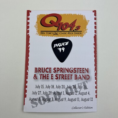Bruce Springsteen & the E Street Band 1999 Q-104 Meadlowlands promo ...