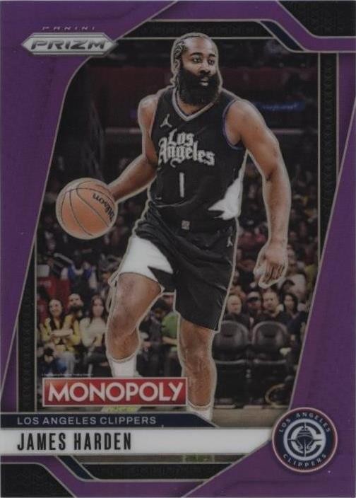 2024-25 Panini Prizm Monopoly - James Harden #20 Purple Prizm /91 for ...