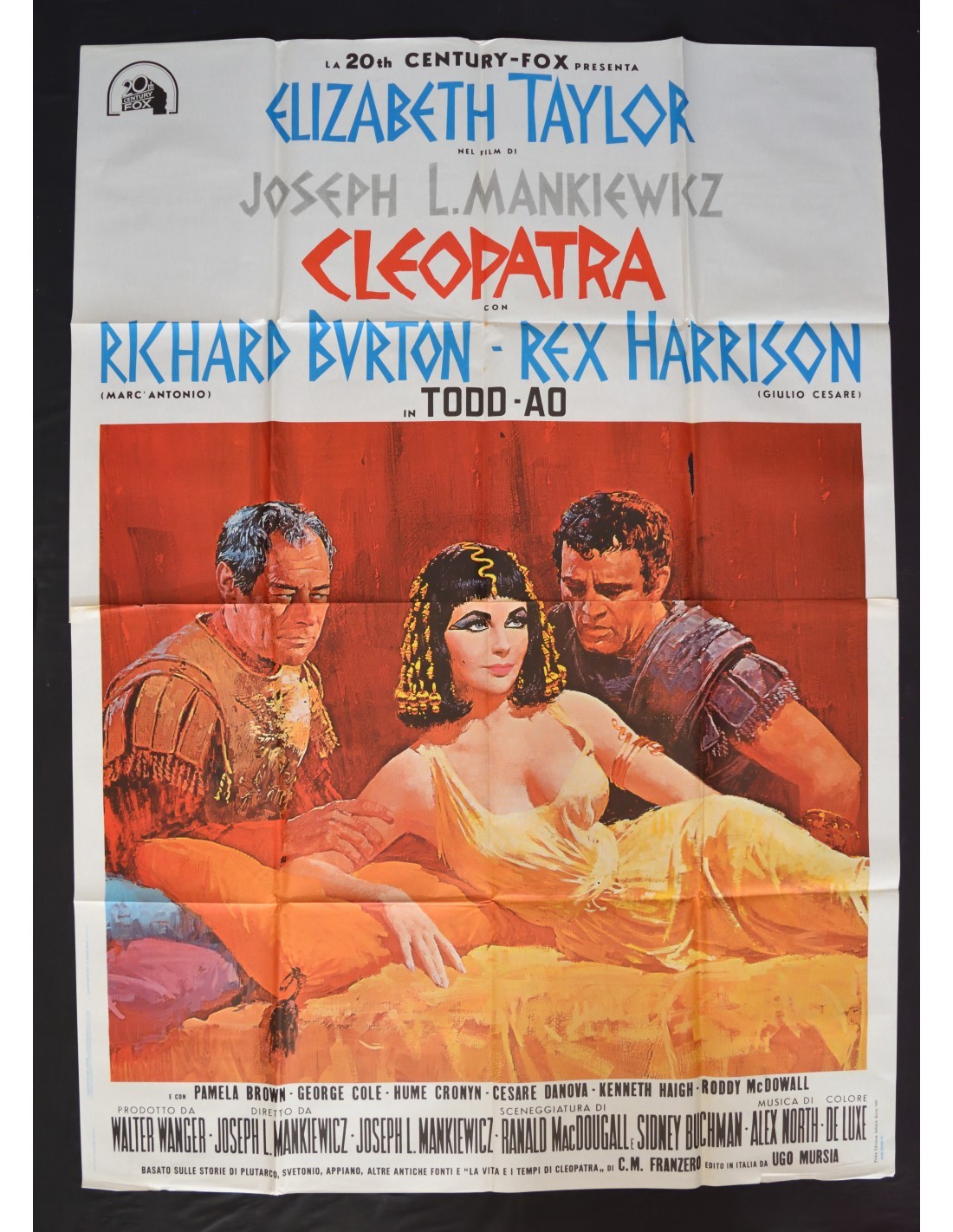 Cleopatra Poster Elizabeth Liz Taylor Richard Burton Rex Harrison A471 ...