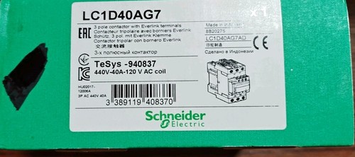 Schneider Electric TeSys Deca Contactor 40A 30HP LC1D40AG7 | eBay