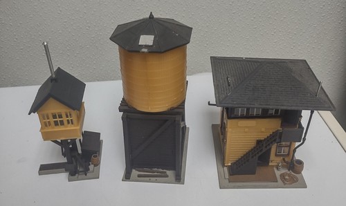 Lot Of 3 Revell Vintage HO Scale Water Tower, Switch Tower Building | eBay
