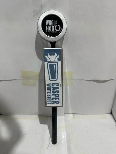 Whole Hog Casper White Stout Beer Tap Handle 12.5” | eBay
