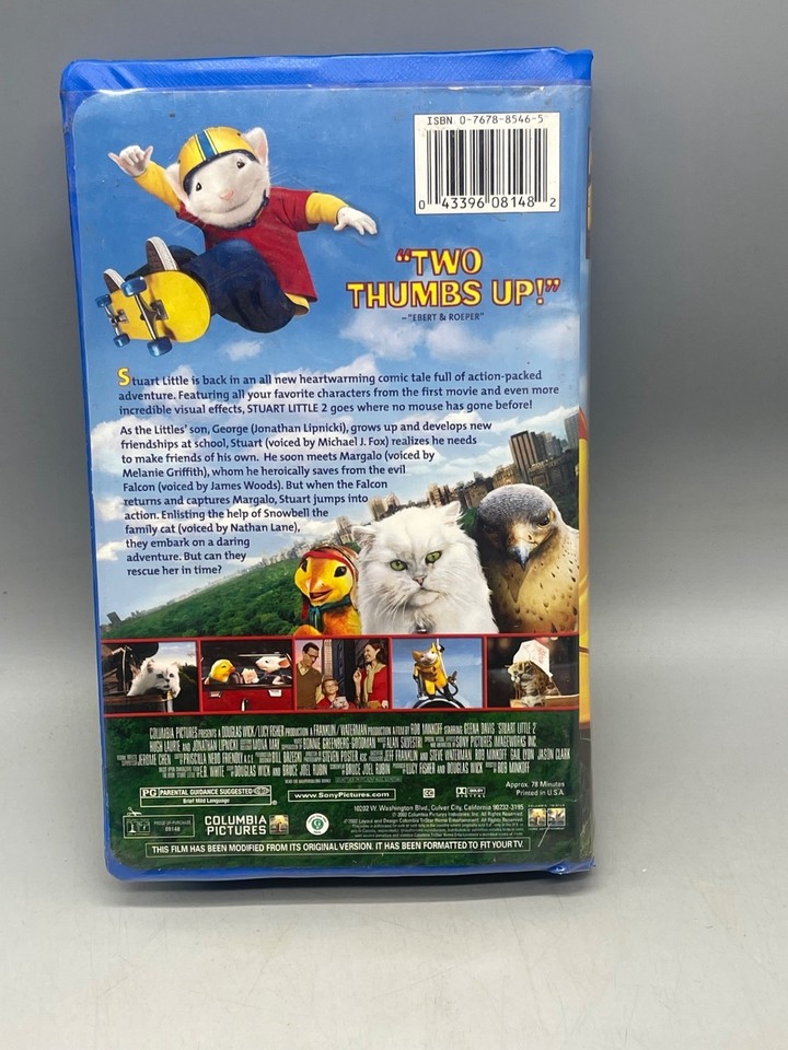 Stuart Little 2 VHS 2002 Columbia Pictures PG 78 Minutes READ | eBay