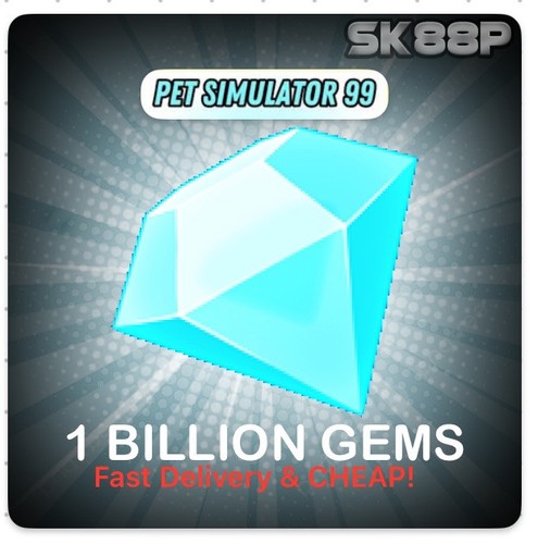 Roblox Pet Simulator 99 💎 1 BILLION 1b GEMS Pet Sim 99 PS99 | FAST ...