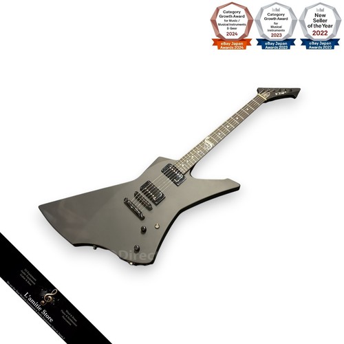 ESP Snakebyte Black Satin Electric Guitar Mahogany Ebony Neck Thin U ...