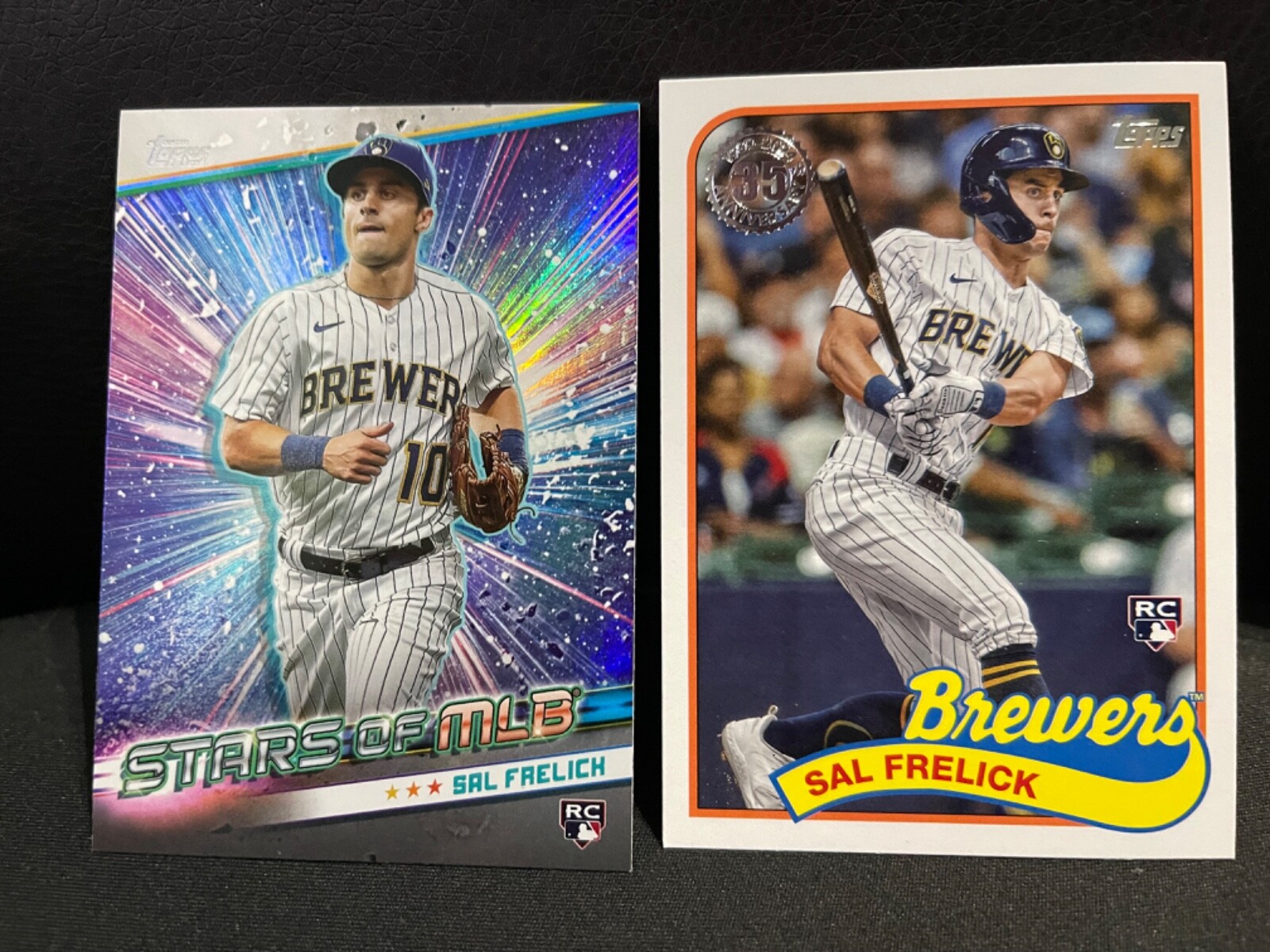2024 Topps Stars of MLB Sal Frelich SMLB-12 / Retro RC #89B-9 Brewers ...