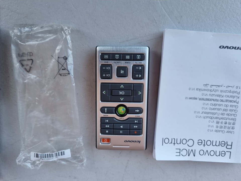 New Lenovo RC2292601/01 MCE remote control. Lenovo MCE Remote Control ...