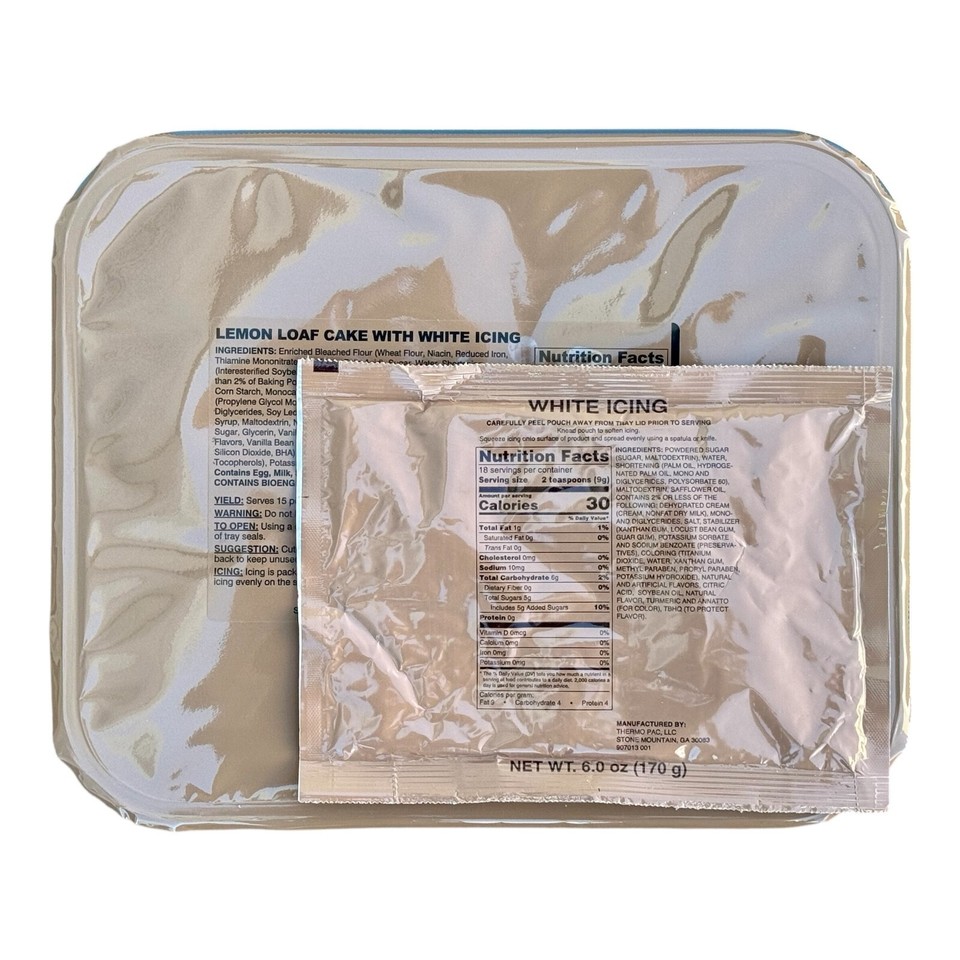 Military Surplus MRE Tray Packs, Variety of Flavors, Unitized Group ...