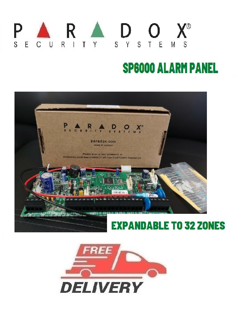 Paradox Security SP6000 Alarm Panel Spectra Security Systems Original ...