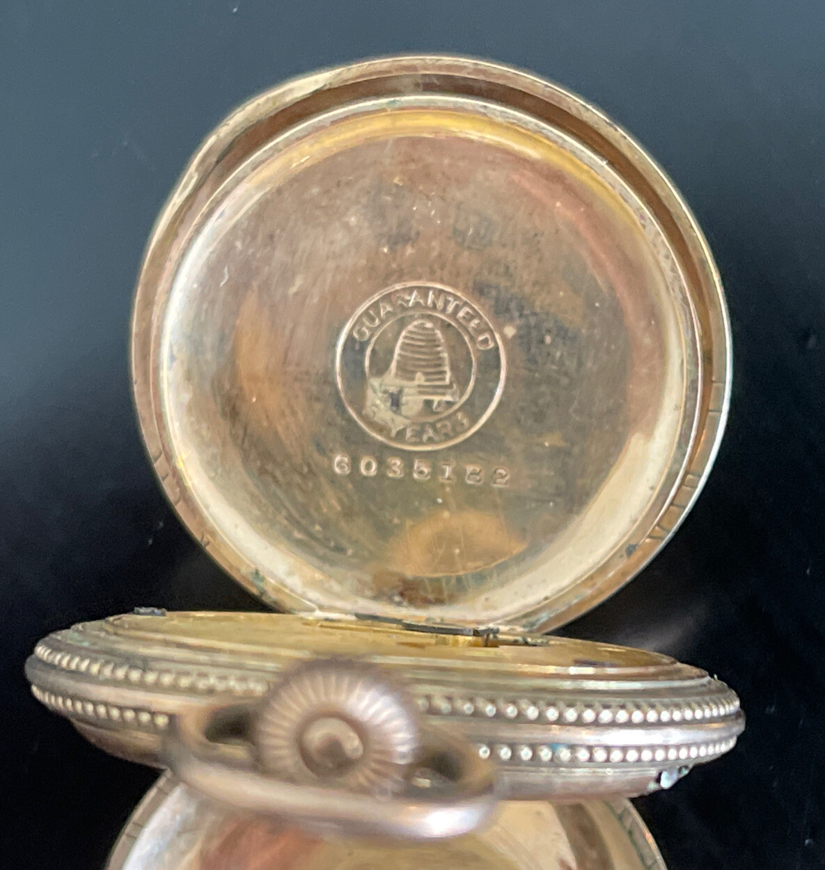 ANTIQUE ATLAS WATCH CO. FANCY GOLD FILLED HUNTER CASE POCKET WATCH ...